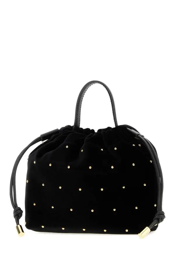 Chloé Velvet Icons Bucket Bag - Black