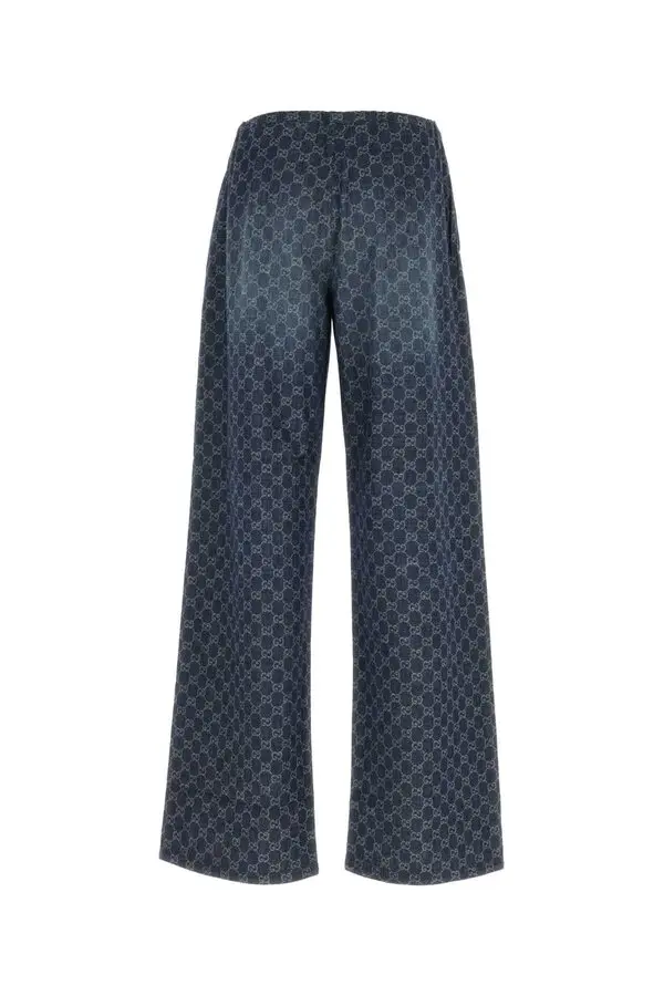 Gucci Printed Chambray Pant