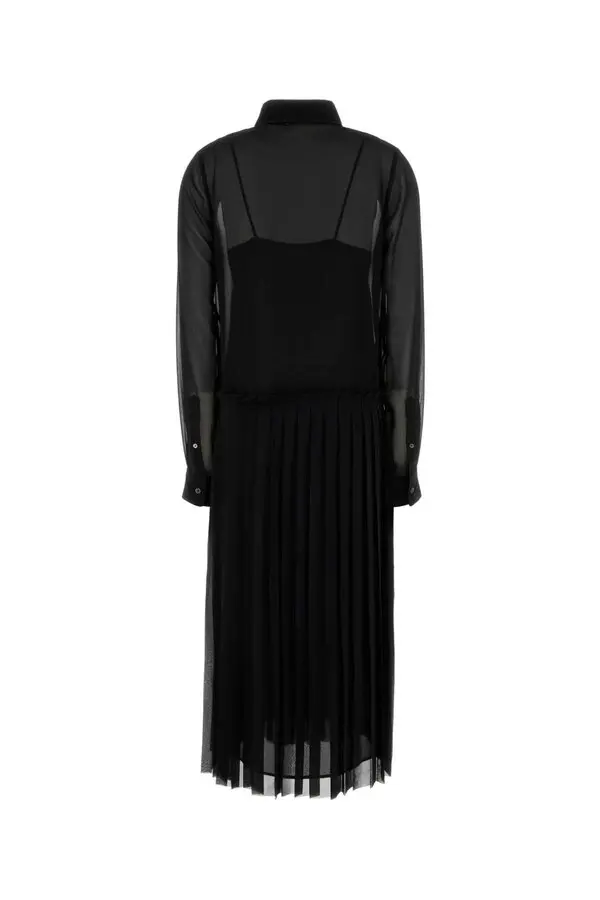 AMI Paris Polyester Shirt Dress