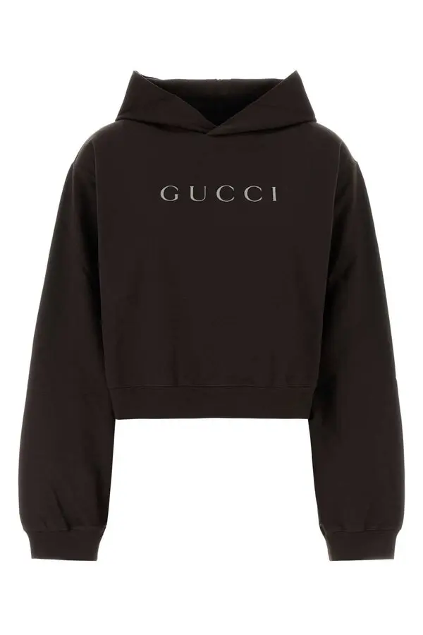 Gucci Chocolate Cotton Oversize Sweatshirt