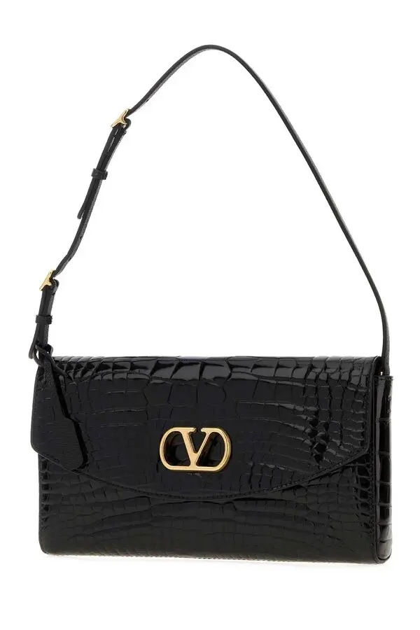 Valentino Garavani Leather Devain Shoulder Bag