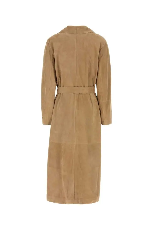 Fendi Camel Suede Coat