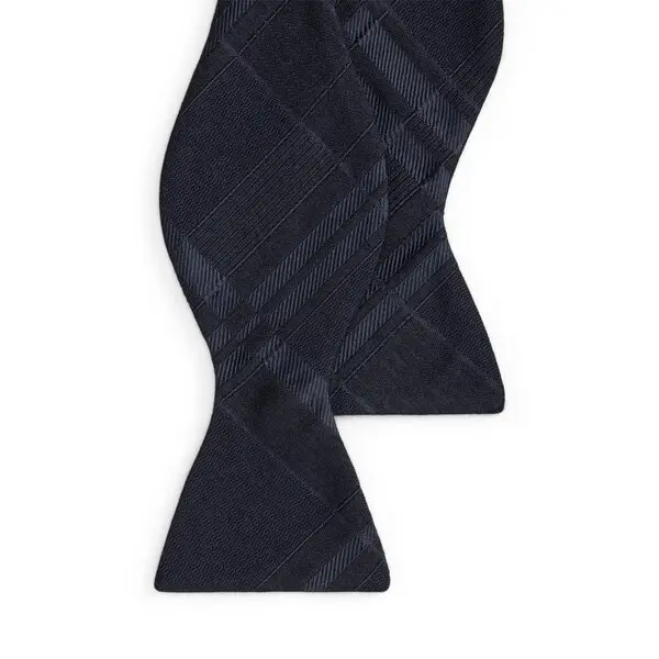 Ralph Lauren Plaid Silk-cashmere Bow Tie