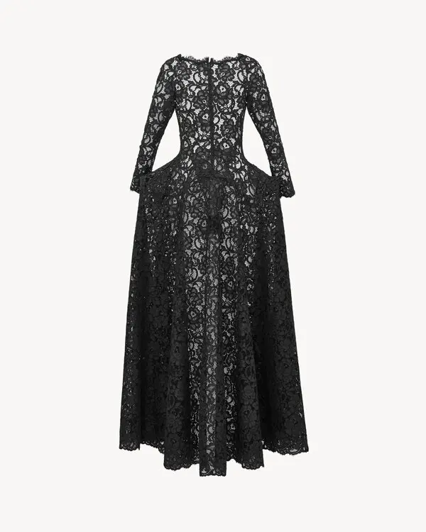 Saint Laurent Couture Gown In Lace