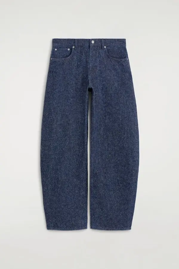 Cos Inlet Bouclé Curved-leg Jeans