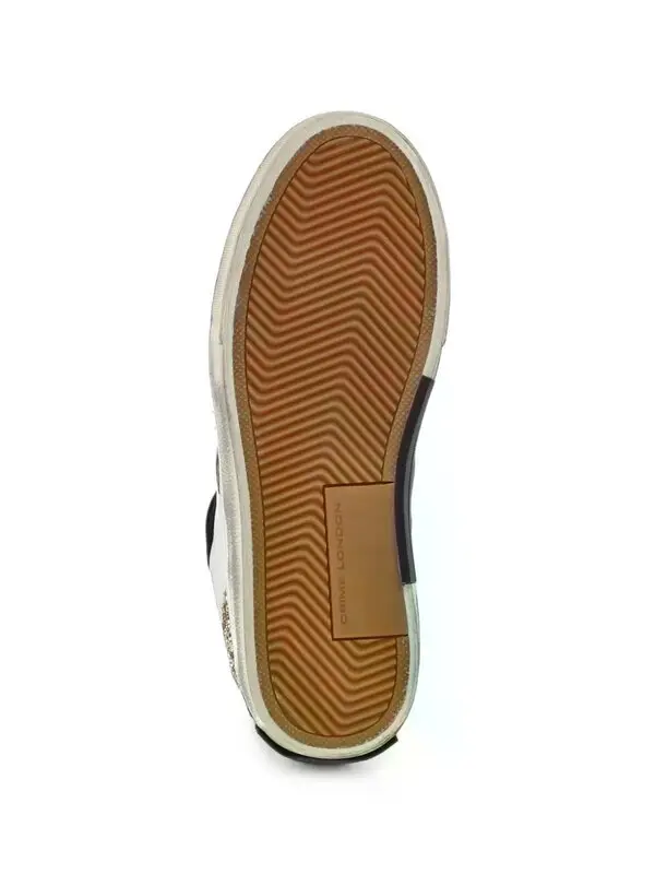 CRIME LONDON Playoff Animal-print Sneakers