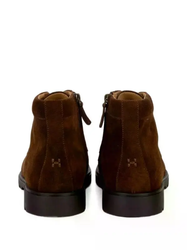 HENDERSON BARACCO Lace-up Suede-finish Boots