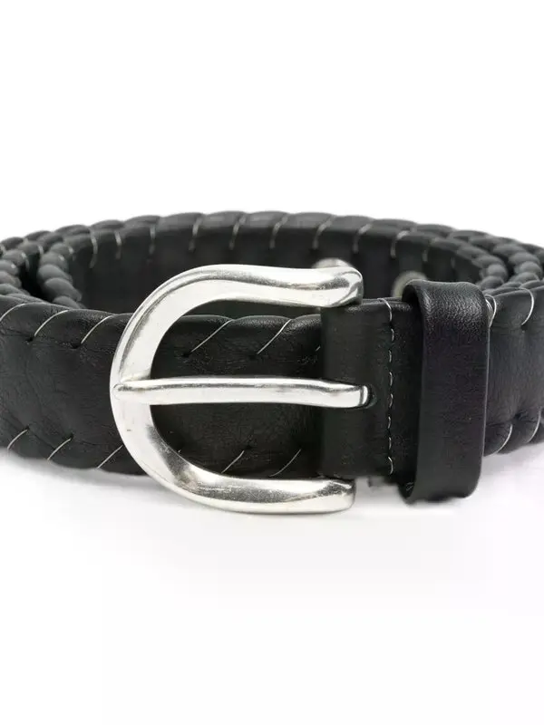 Our Legacy Suture Whipstitch Leather Belt