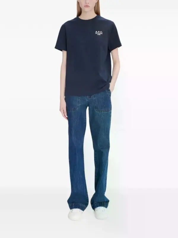 A.p.c. Rue Madame Embroidered T-shirt