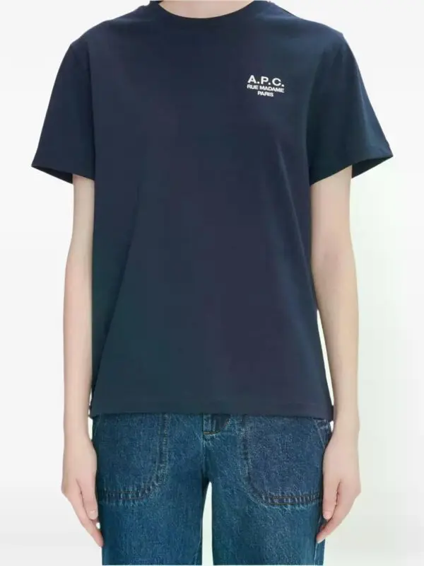 A.p.c. Rue Madame Embroidered T-shirt