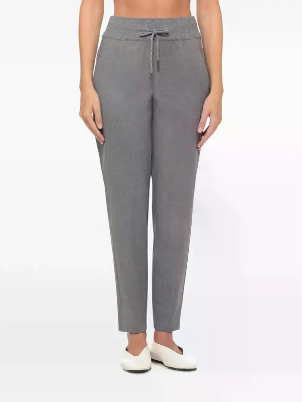 PANICALE Drawstring-waist Tapered Trousers