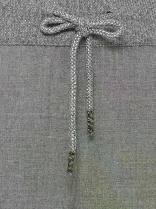 PANICALE Drawstring-waist Tapered Trousers