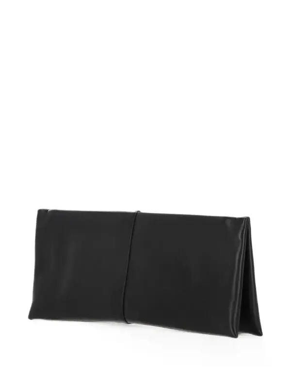 Carven Louise Leather Clutch Bag