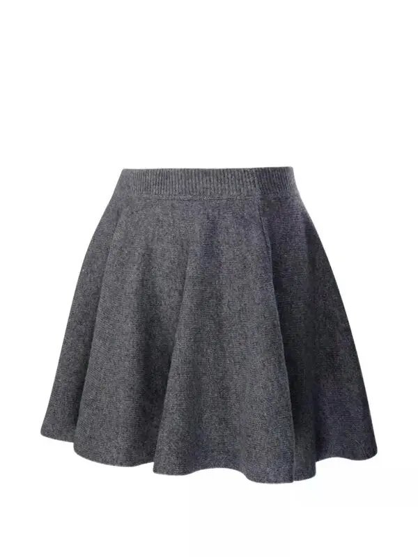BY MALENE BIRGER Sherry Ribbed-knit Flared Mini Skirt
