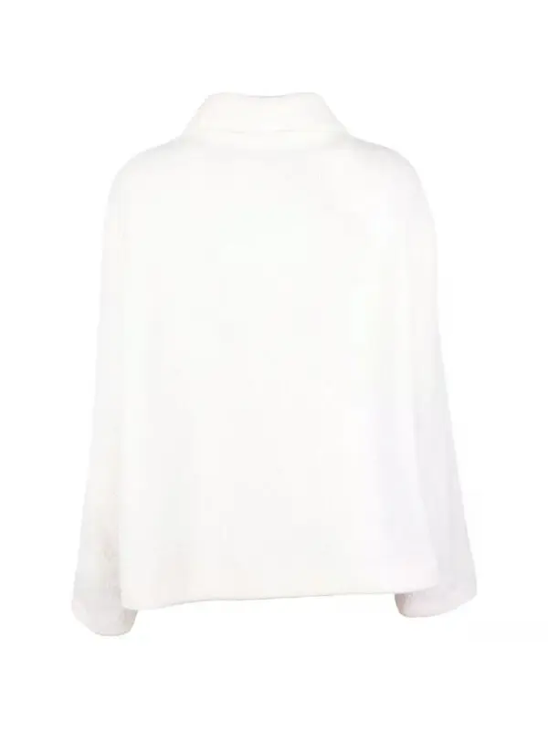 VICARIO CINQUE Bouclé-textured Collar Coat