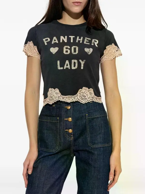 Valentino Garavani Top With Lace Trim