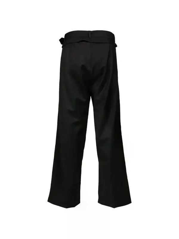 AV VATTEV Double-belt Pleated Trousers