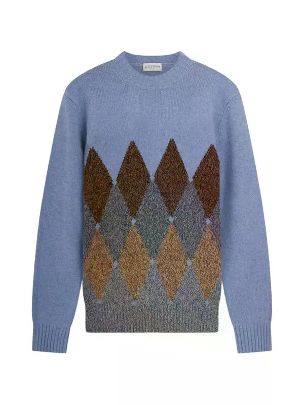 BALLANTYNE Argyle-intarsia Sweater