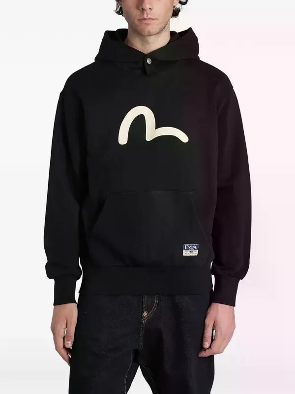 EVISU Seagull-print Hoodie