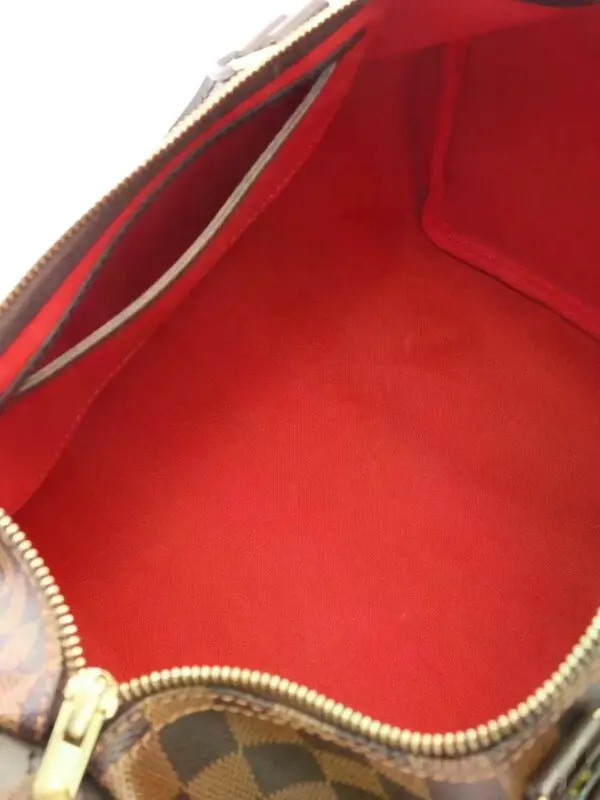 LOUIS VUITTON 2012 Damier Ebene Speedy 35 Boston Bag