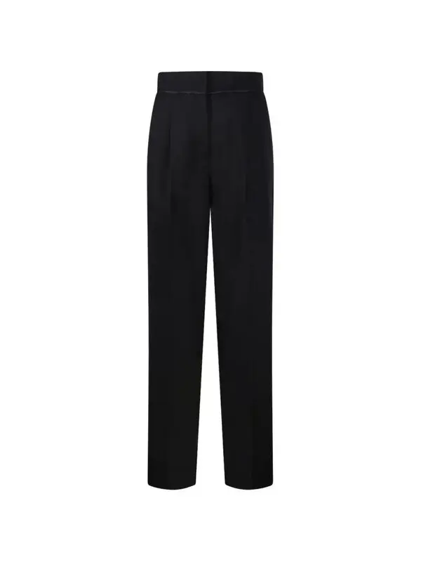 FORTE_FORTE Pleated Straight-leg Trousers