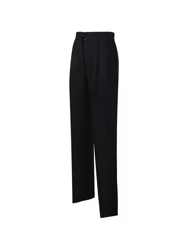 FORTE_FORTE Pleated Straight-leg Trousers