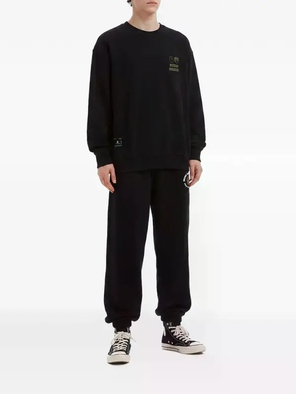 FINGERCROXX Patch-detail Crew-neck Sweater