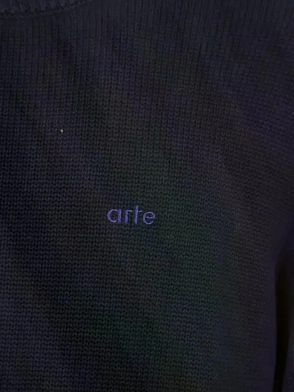 ARTE ANTWERP Logo-embroidered Knitted Sweater
