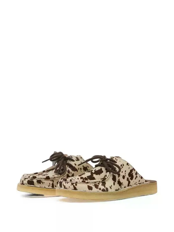 Clarks Dsrtnomad Cow-print Mules
