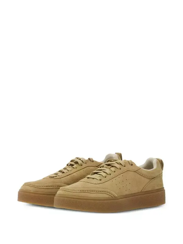 Clarks Boxbee Lace Suede Sneakers