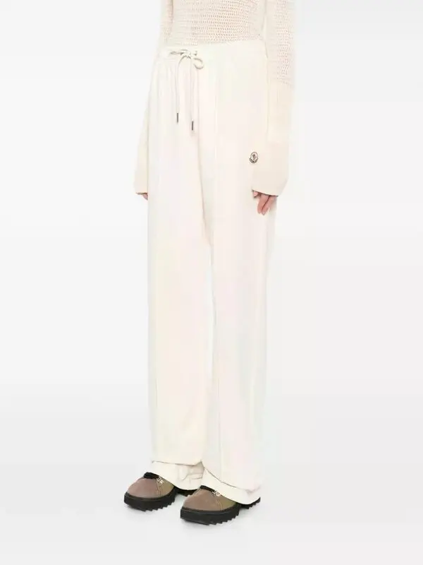 Moncler Logo-patched Straight-leg Trousers