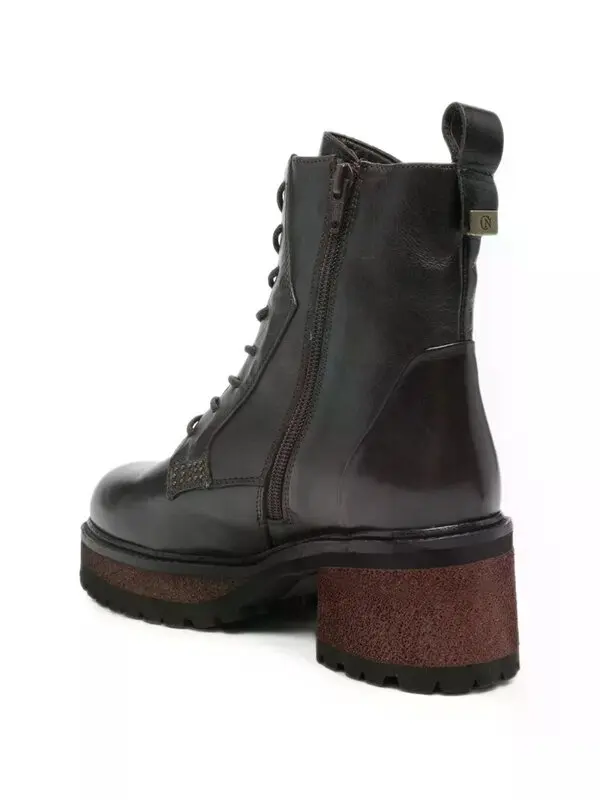 CAFÈNOIR Lace-up Platform Boots