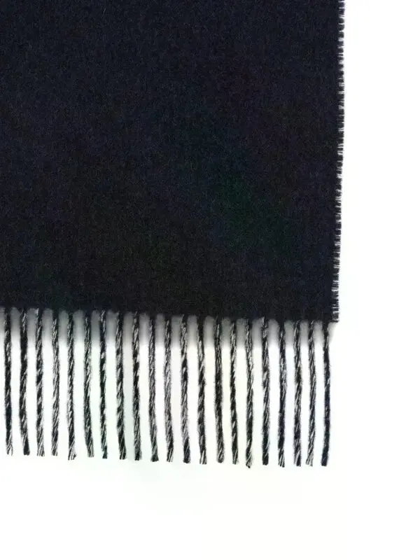 Jacquemus Logo-intarsia Fringed Scarf
