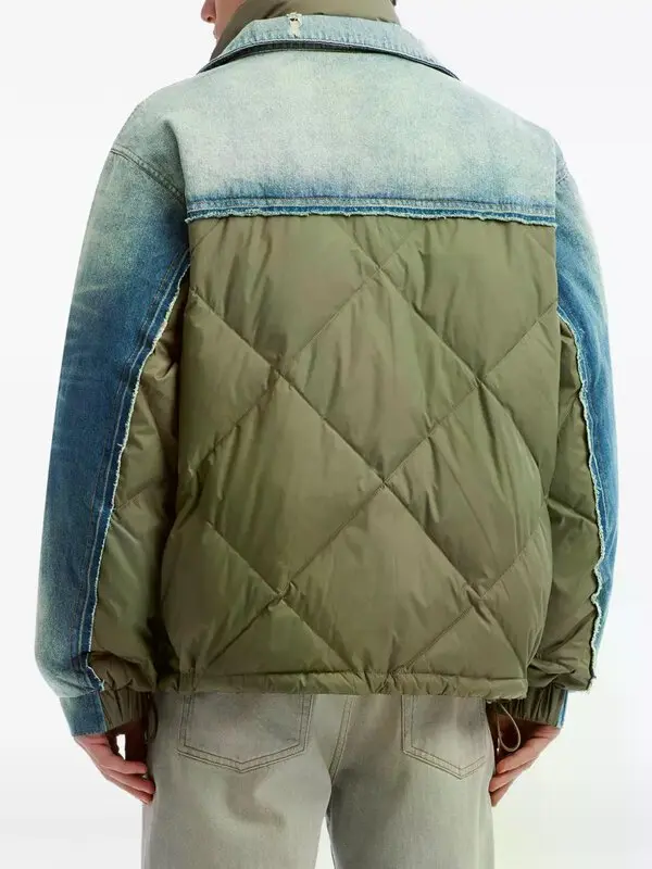 FIVE CM Quilted-panel Denim Jacket