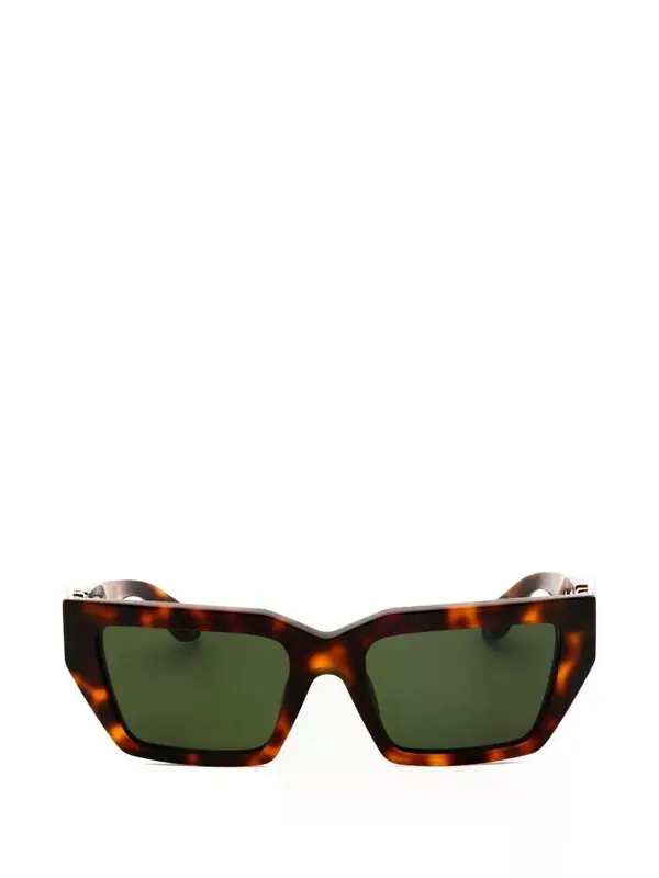 Roberto Cavalli Tortoiseshell-effect Logo-plaque Sunglasses