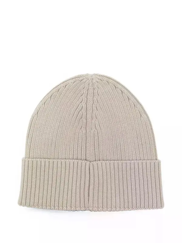 Marc O'polo Cable-knit Ribbed-trim Beanie Hat - Neutrals