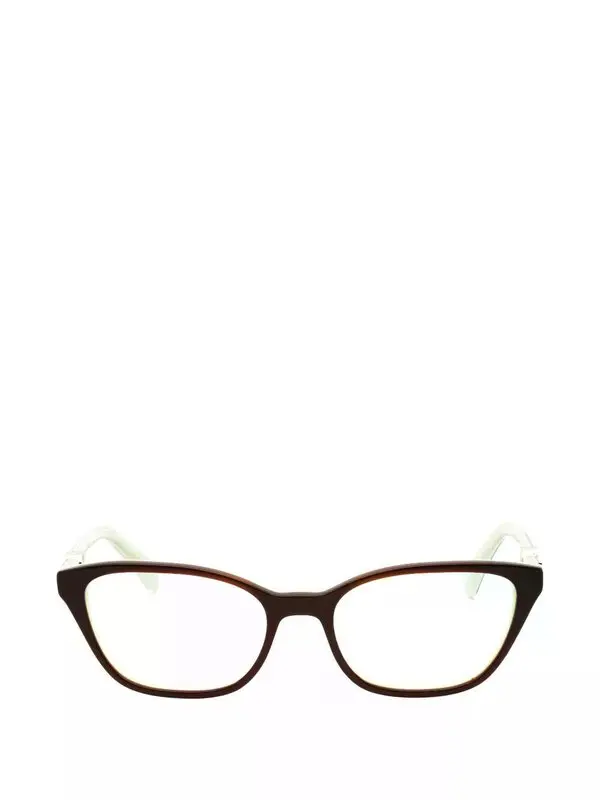 Kate Spade New York Emmalee Rectangle-frame Glasses - Brown