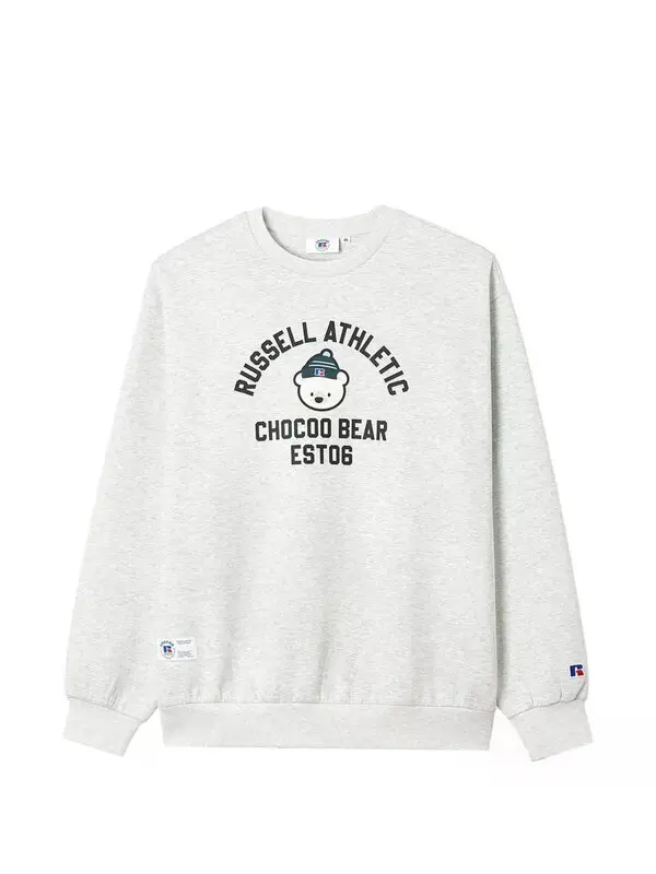 CHOCOOLATE X Russell Athletic Graphic-print Sweater - Grey