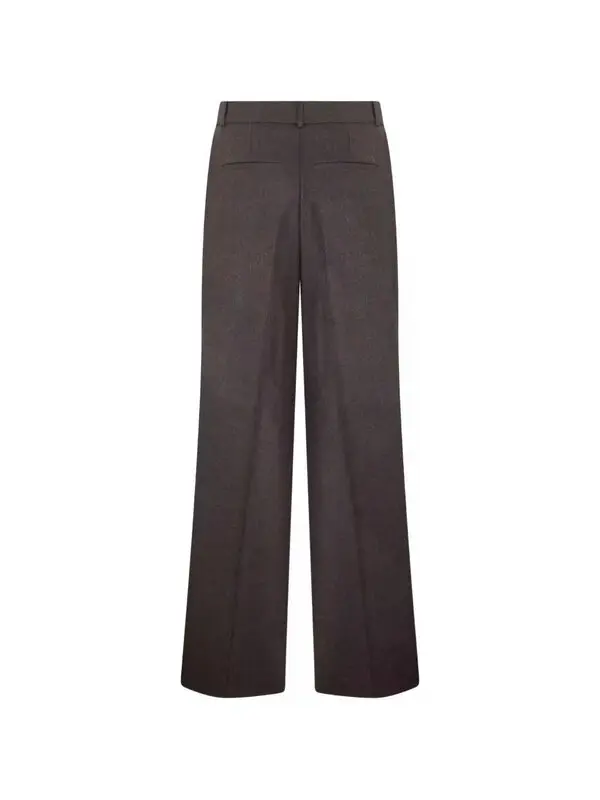 Peserico Pressed-crease Wide-leg Trousers