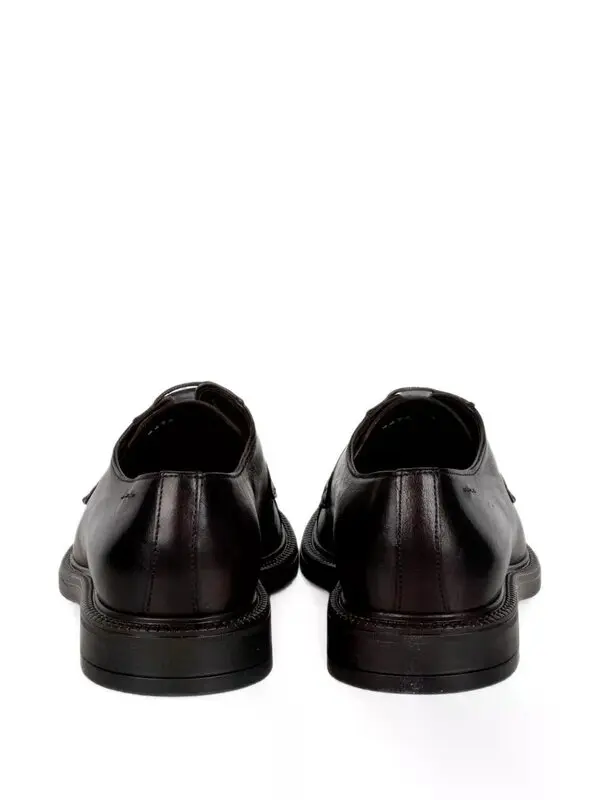 FRANCO FEDELE Cap-toe Leather Derby Shoes