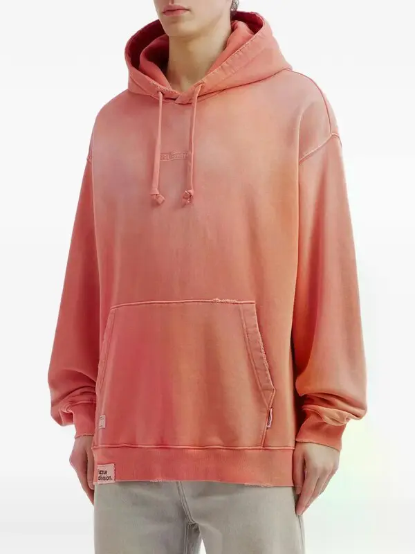 Izzue Distressed-effect Logo-patch Hoodie