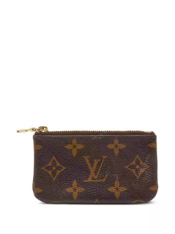 LOUIS VUITTON Monogram Key Pouch - Brown
