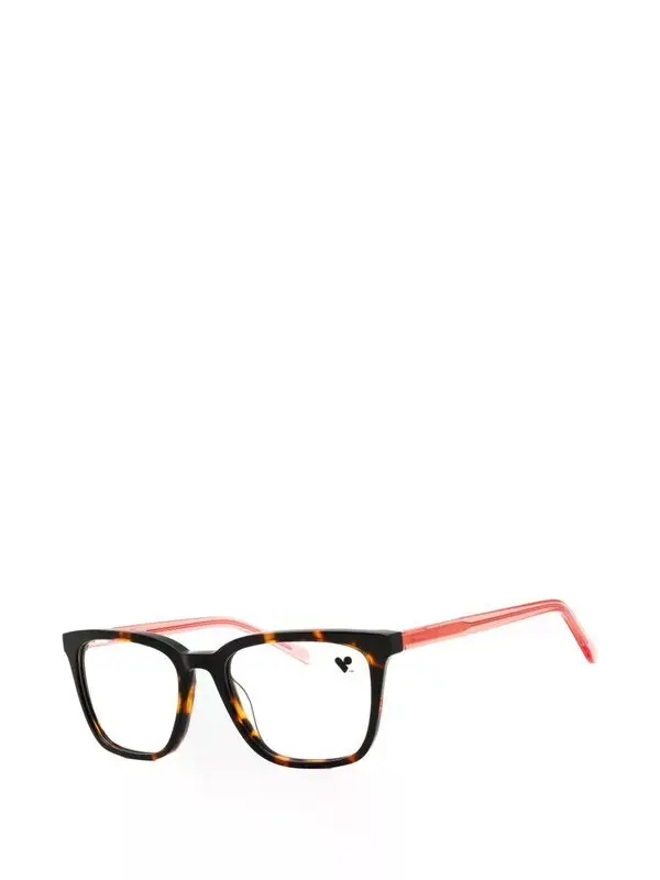 Dkny Tortoiseshell-effect Rectangle-frame Glasses - Brown