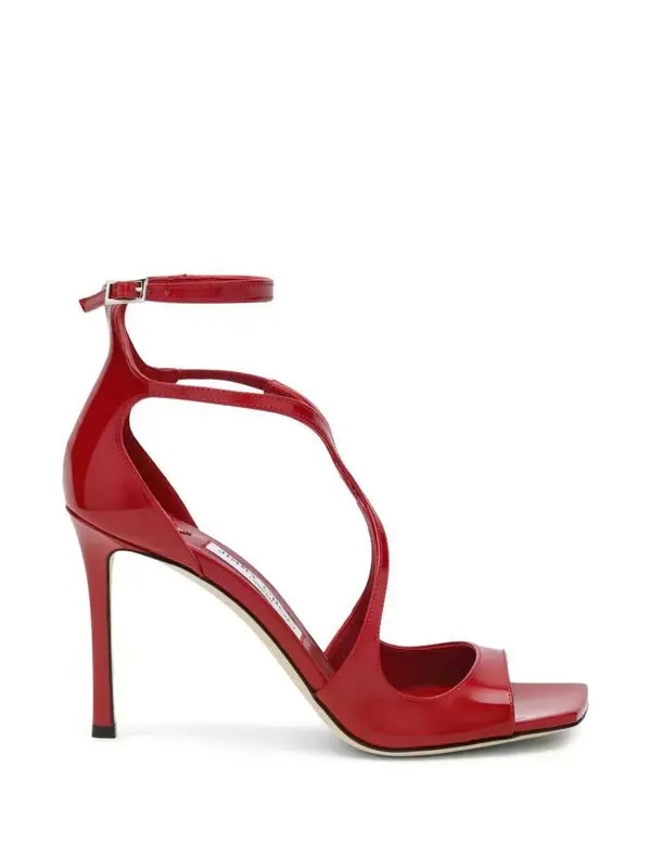 JIMMY CHOO Azia Patent-leather Sandals