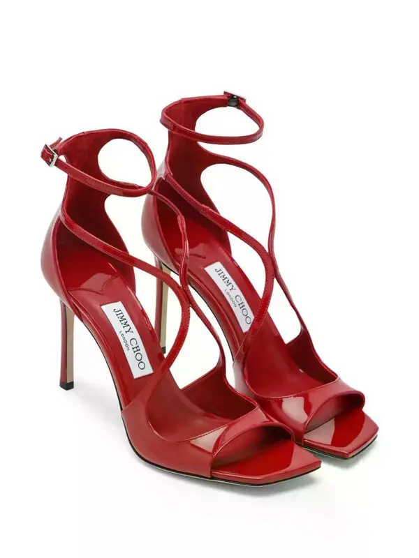 JIMMY CHOO Azia Patent-leather Sandals
