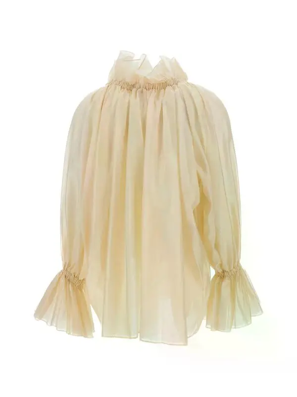 THELATEST Estelle Ruffled High-neck Blouse