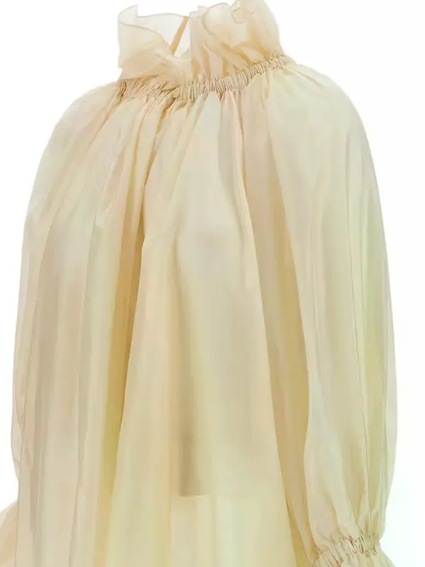 THELATEST Estelle Ruffled High-neck Blouse
