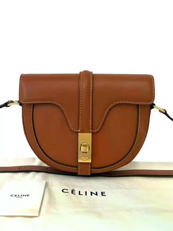 Celine 2021 Small Calfskin Besace 16 Crossbody Bag