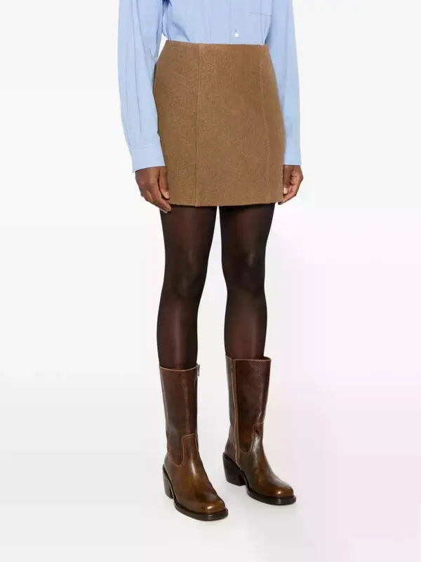 I BLUES Seam-detail Mini Skirt
