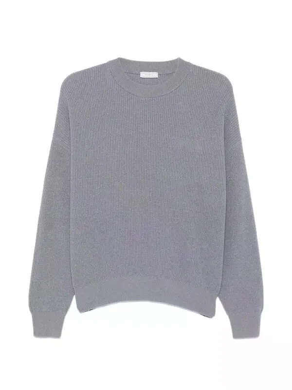 Peserico Ribbed-knit Monili-embellished Sweater